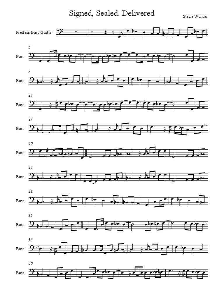 Signed Sealed Delivered | PDF