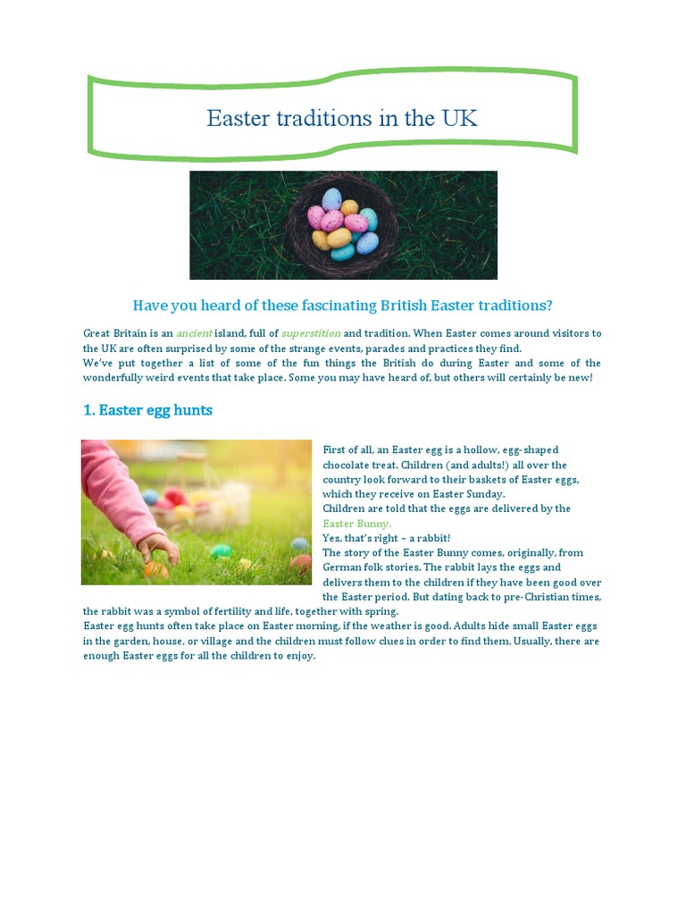 Easter Traditions in The UK: Have You Heard of These Fascinating ...