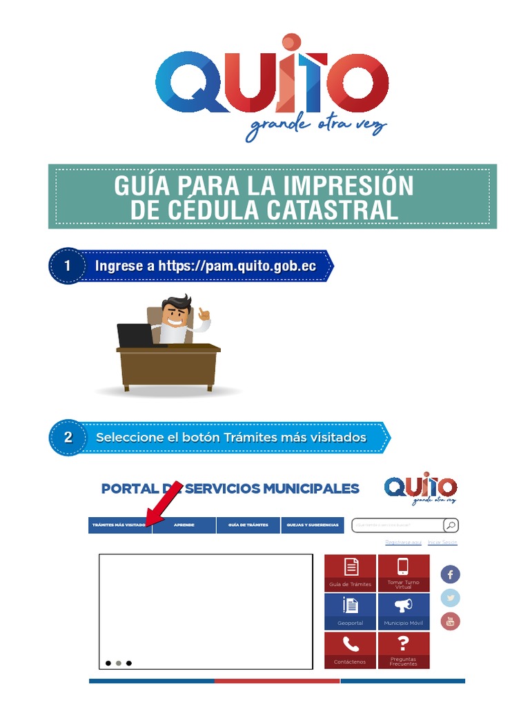 Guía para Imprimir Cédula Catastral | PDF