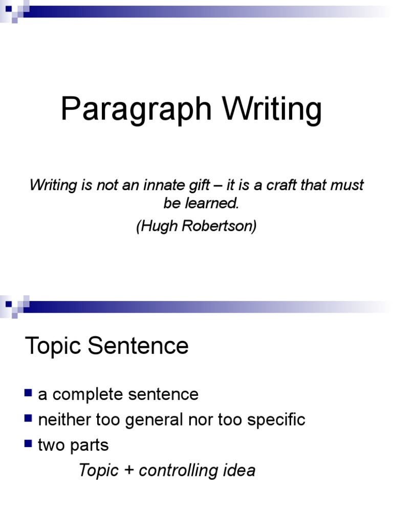 Mastering Paragraph Writing Techniques | PDF | Gold | Human Nature