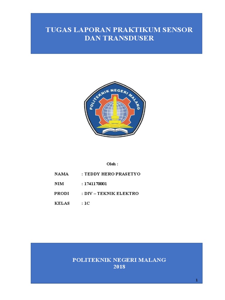 Tugas Laporan Praktikum Sensor Dan Tranduser Pak Bambang | PDF