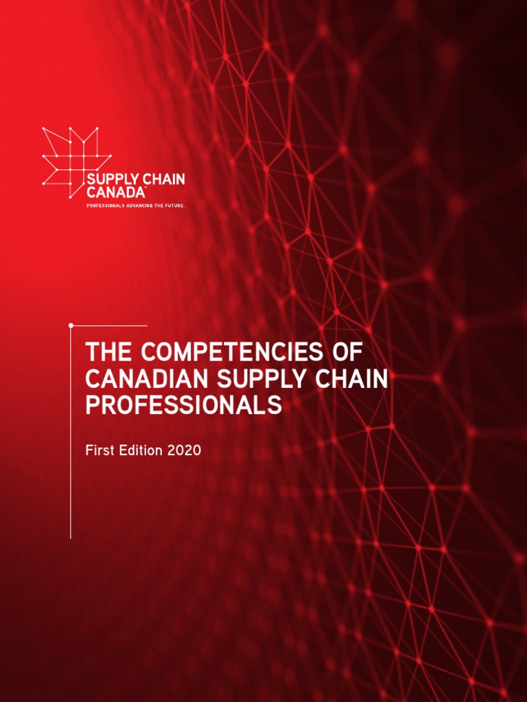 Supply Chain Canada Competencies-Framework | PDF | Competence (Human ...