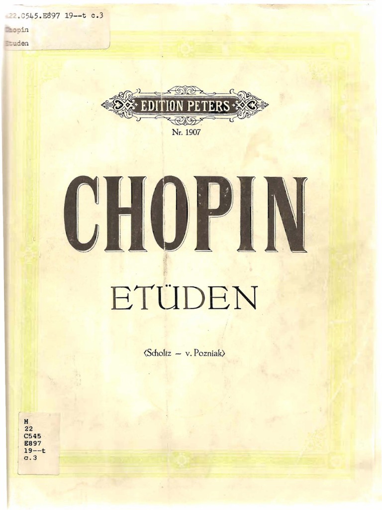Black Key Etude - Chopin | PDF | Musical Forms | Musical Compositions