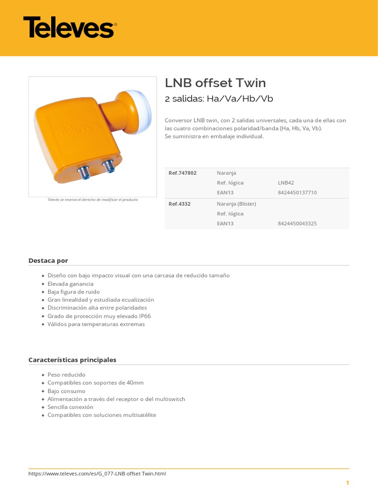 LNB S | PDF | Ingenieria Eléctrica | Ingeniería de difusión