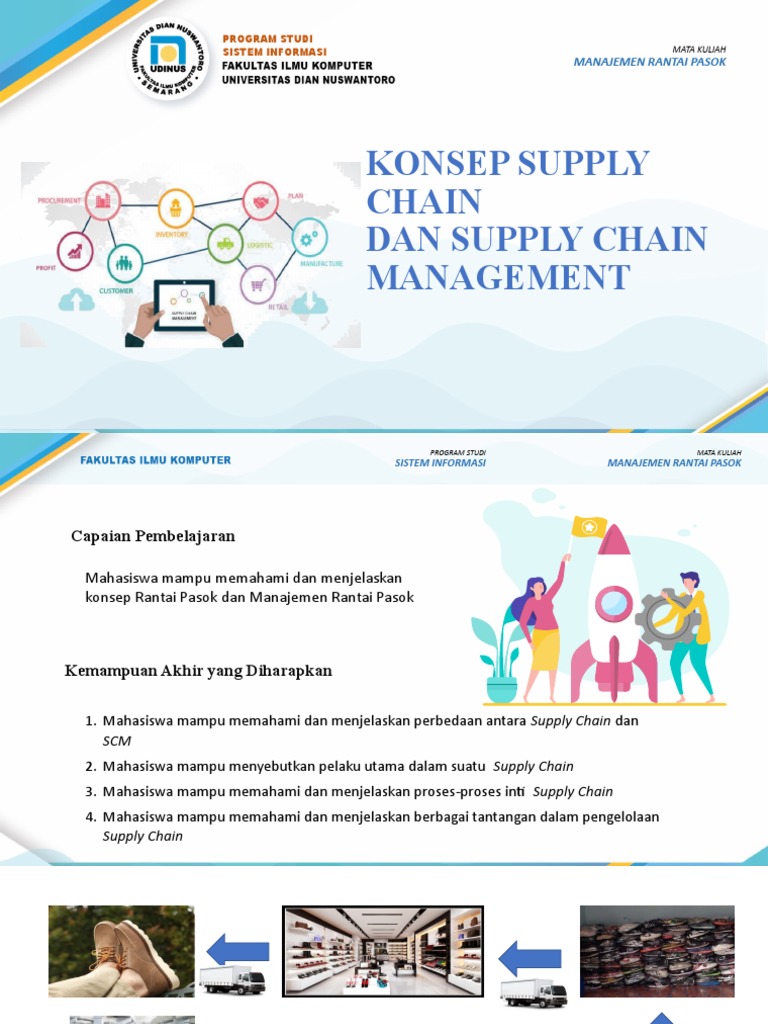 1 Konsep Supply Chain - SCM | PDF | Bisnis