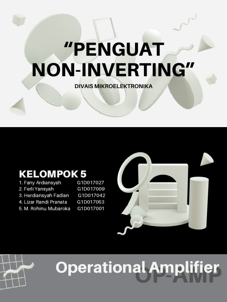 Penguat Non Inverting | PDF | Sains & Matematika | Komputer