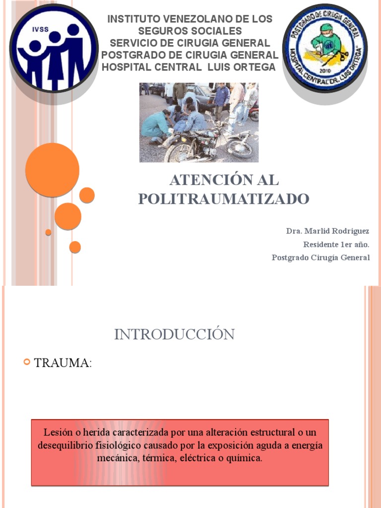 Atención Al Politraumatizado | PDF | Lesión | Emergencias Médicas