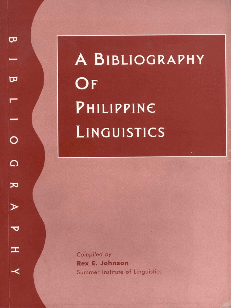 A Bibliography of Philippine Linguistics - SIL International | PDF | Tagalog Language | Bibliography