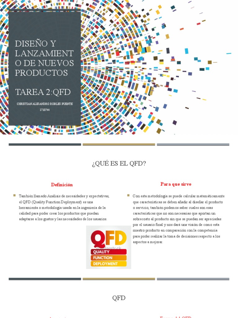 QFD 2 | PDF | Cliente | Factores humanos y ergonomía