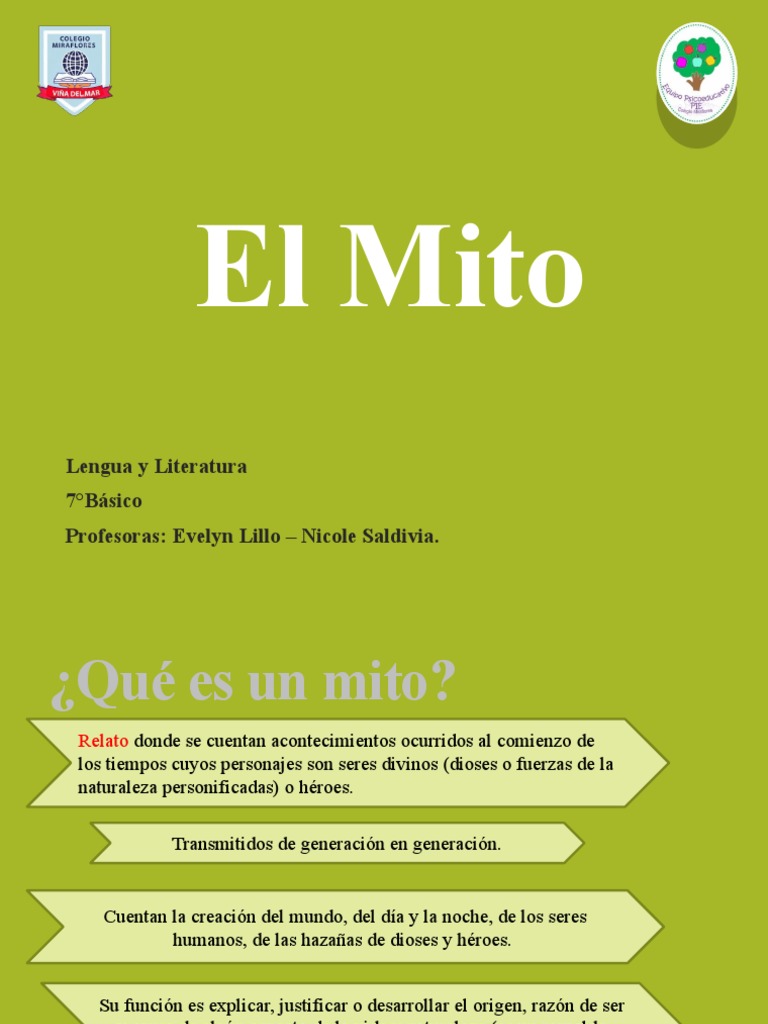7 Elementos del Mito Explicados | PDF
