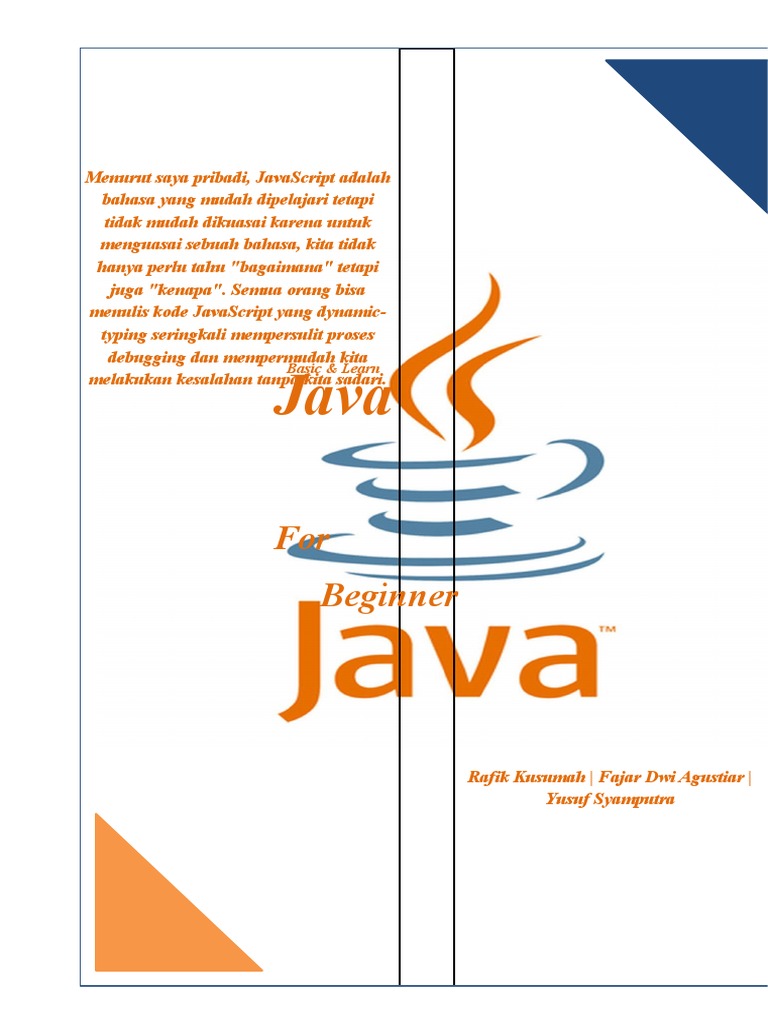 Panduan Dasar Pemrograman Java | PDF | Komputer