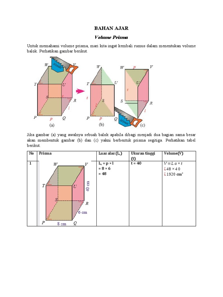 BAHAN AJAR Vol. Prisma | PDF