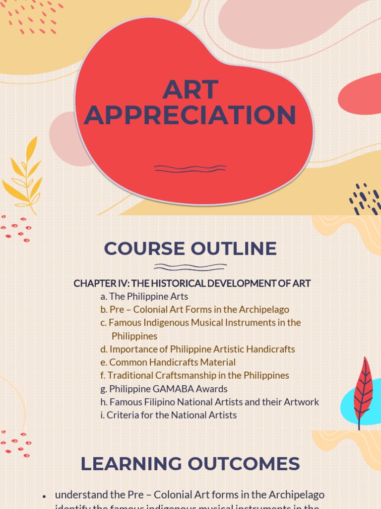 CHAPTER IV - The Filipino Arts and Crafts | PDF | Philippines | Arts ...