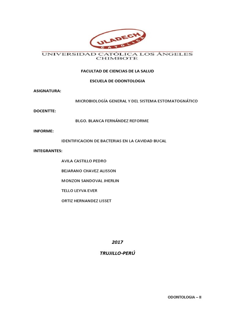 Micro Pract Ultimo | PDF | Las bacterias | Odontología