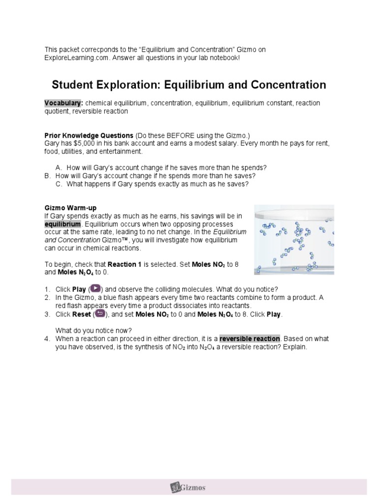 Equilibrium Concentration SE | PDF | Chemical Equilibrium | Chemical ...