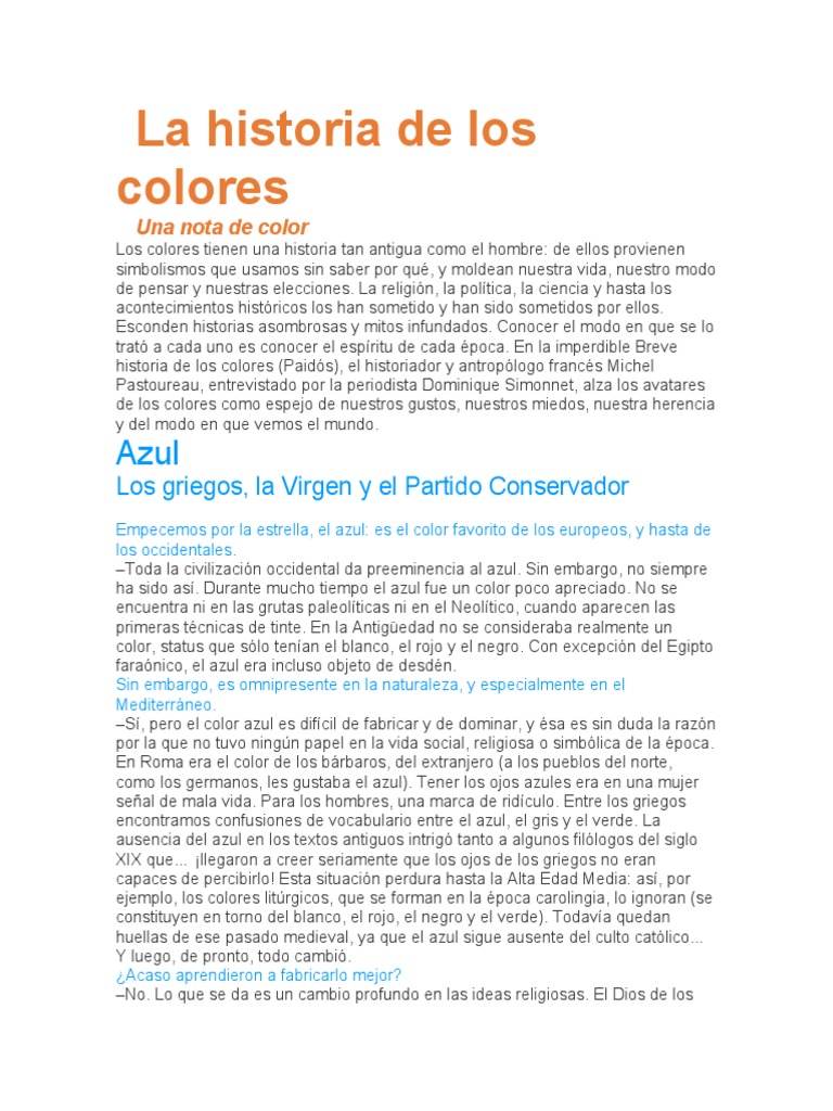 La historia del color azul: de color despreciado a símbolo de la Virgen ...