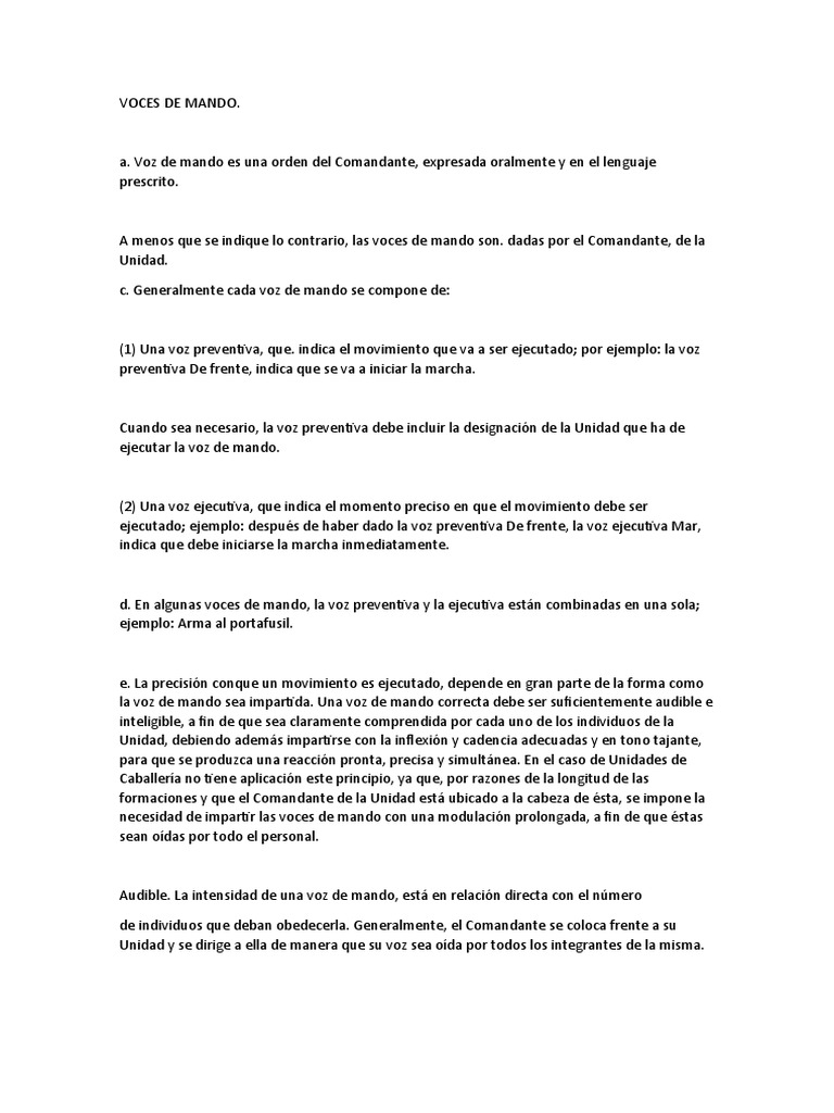 Voces de Mando | PDF | Violencia | Conflicto armado