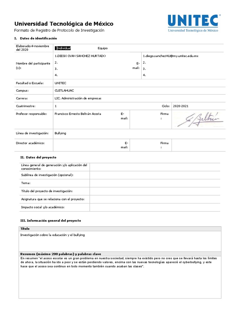 Caratula Unitec Oficial | PDF | Educación primaria | Titulo academico