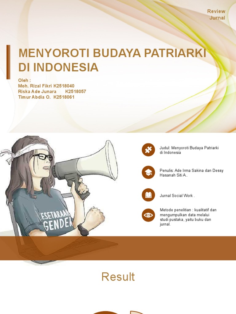 Budaya Patriarki dan Dampaknya di Indonesia | PDF | Politik | Filsafat