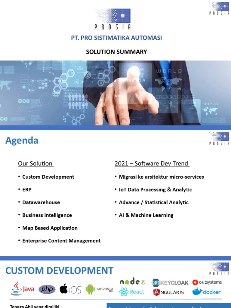 Prosia-Solusi Dan Trend Teknologi - v1 | PDF