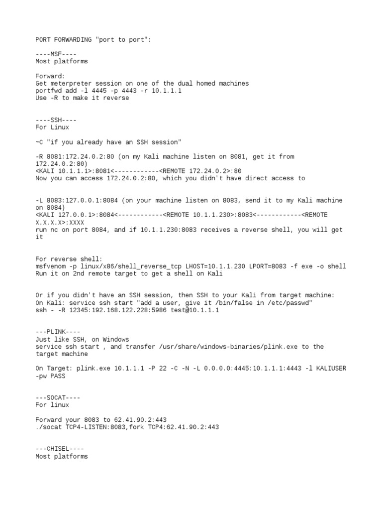Pivoting | PDF | Network Architecture | Computer Science