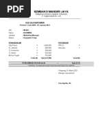 Contoh Kwitansi Hotel | PDF