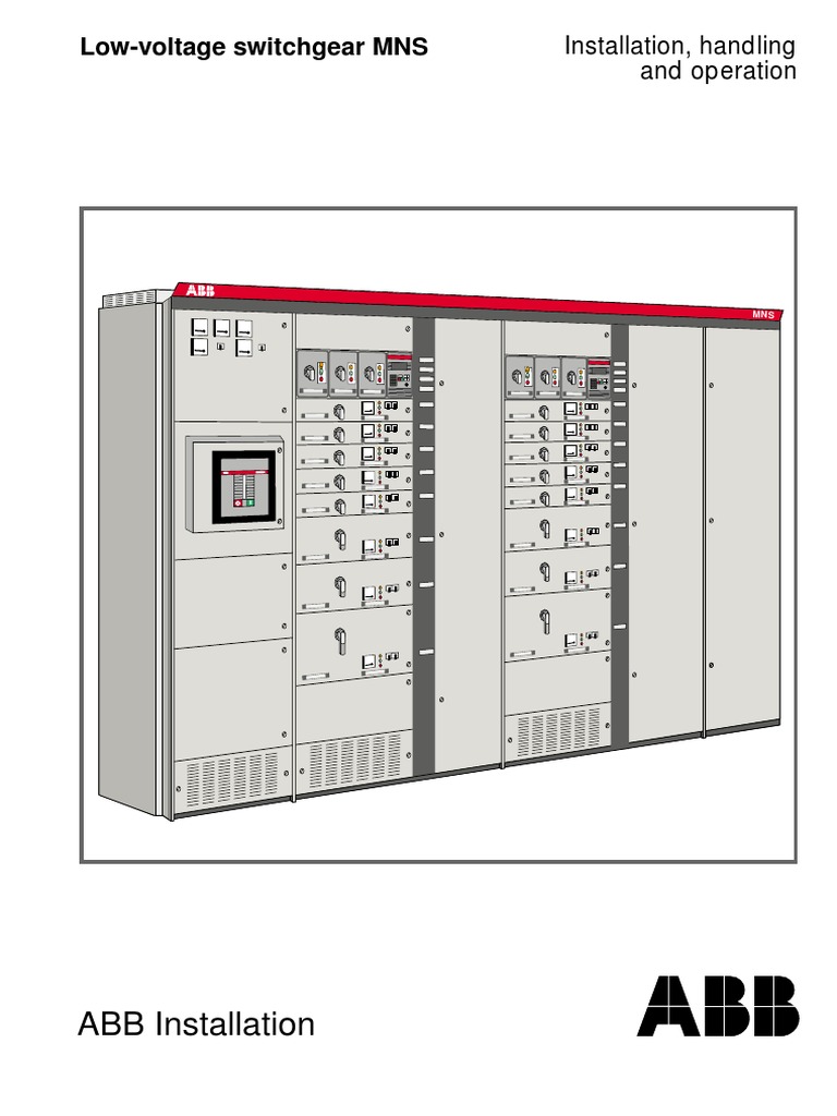 ABB Installation: Low-Voltage Switchgear MNS | PDF | Screw | Switch
