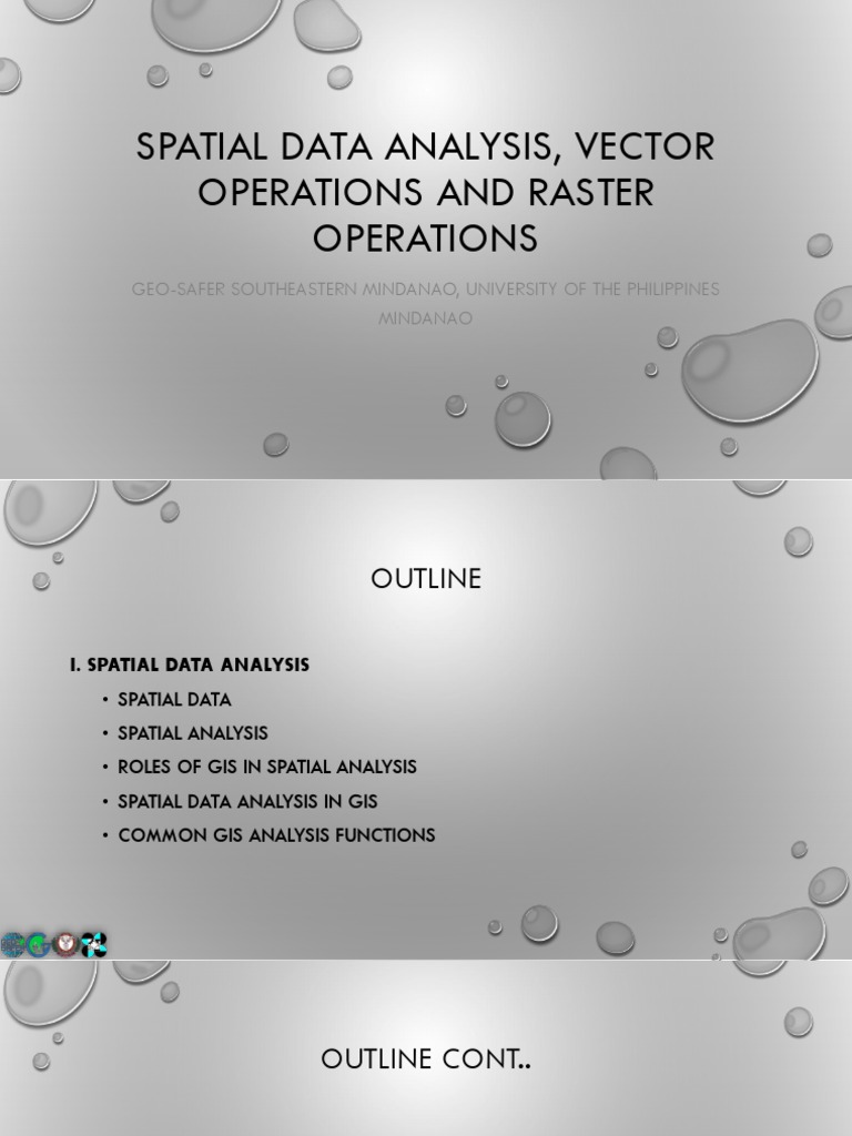 Topic 2 GIS Data Operations and Analysis | PDF | Spatial Analysis ...