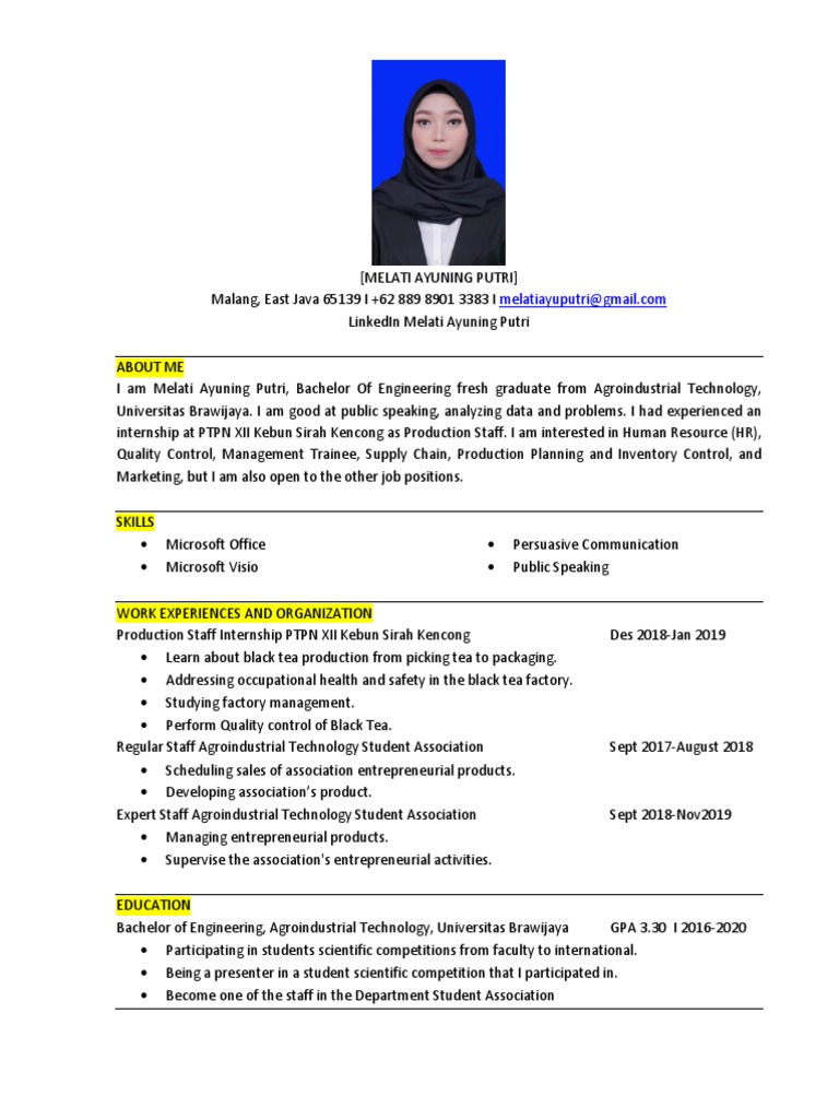 Staff Admin - Melati Ayuning | PDF | Science | Science And Technology
