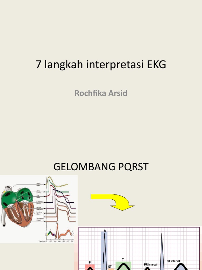 7 Langkah Interpretasi EKG | PDF