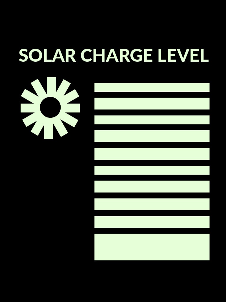 Wall-E Solar Charge Level Guide | PDF