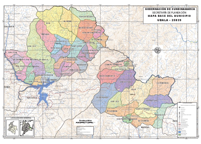 UBALA - 25839: Mapa Base Del Municipio | PDF