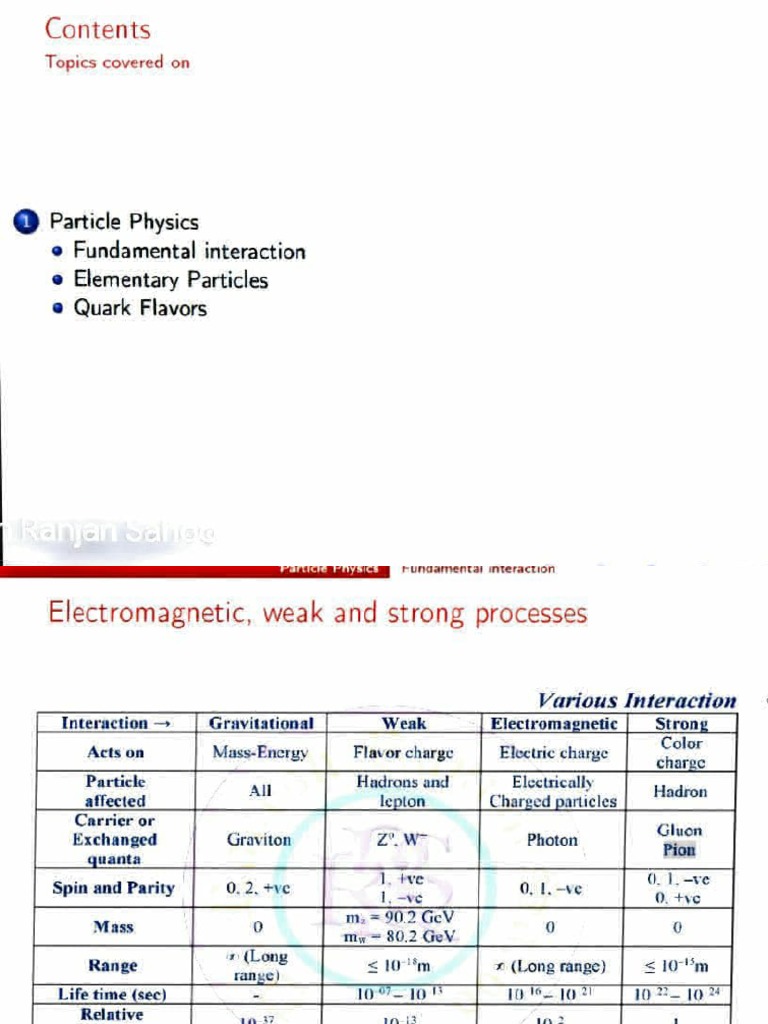Elementary Particles: Particle Physics | PDF | Elementary Particle | Quark