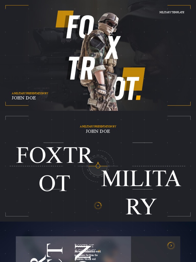 Military Presentation: Foxtrot Overview | PDF | Dances | Organized Events