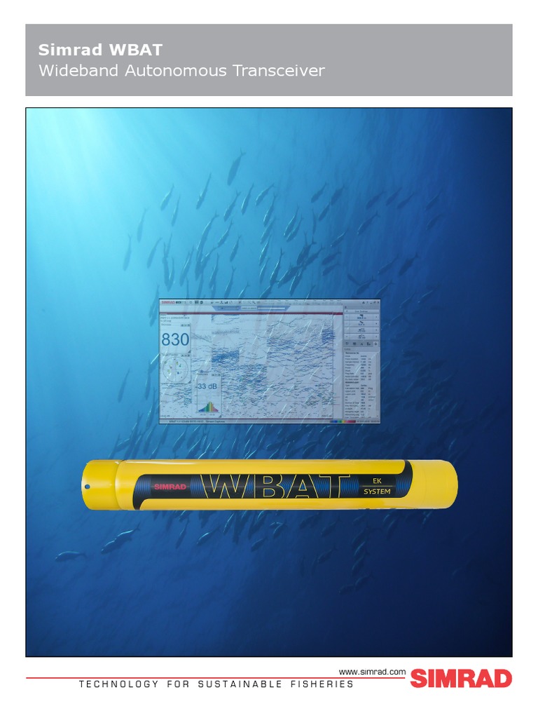 Wideband Autonomous Transceiver: Simrad WBAT | PDF | Information And Communications Technology ...