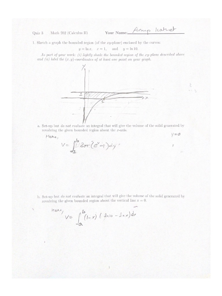 Math 202 (Calculus II) | PDF