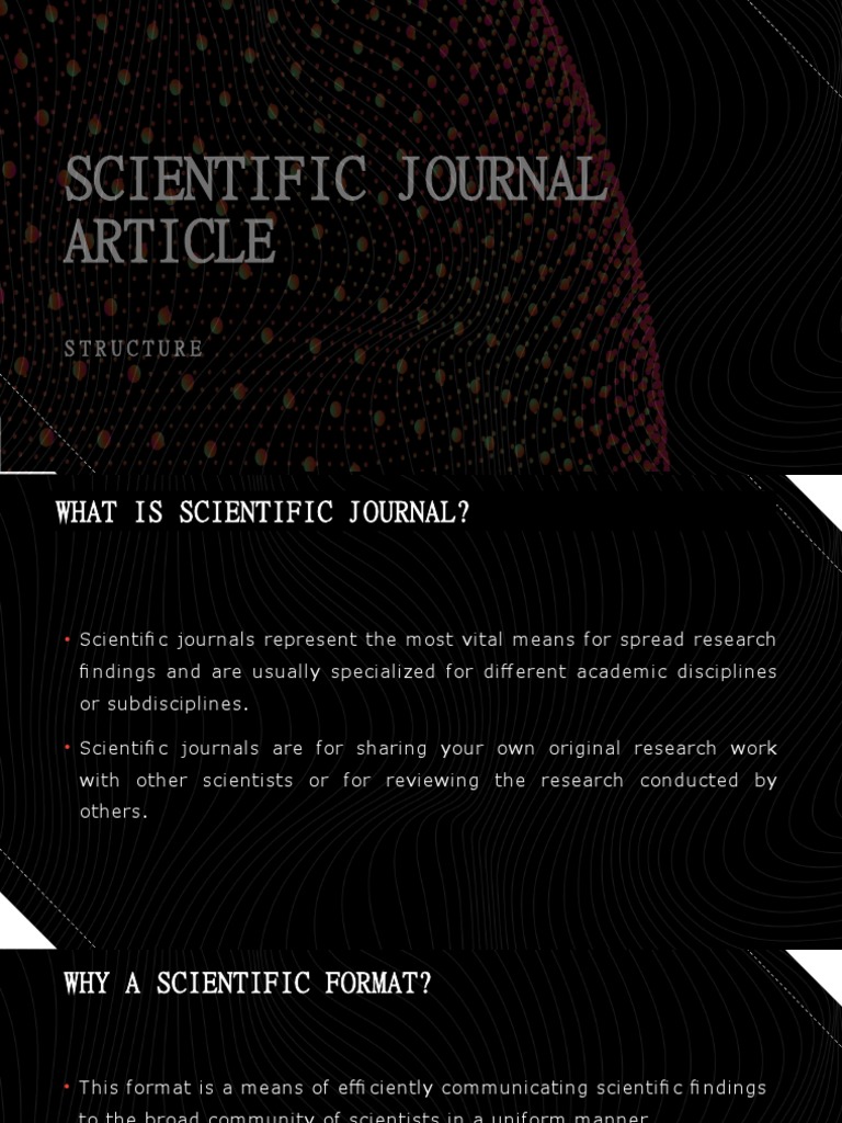 Scientific Journal Article (Final) | PDF | Scientific Method | Experiment