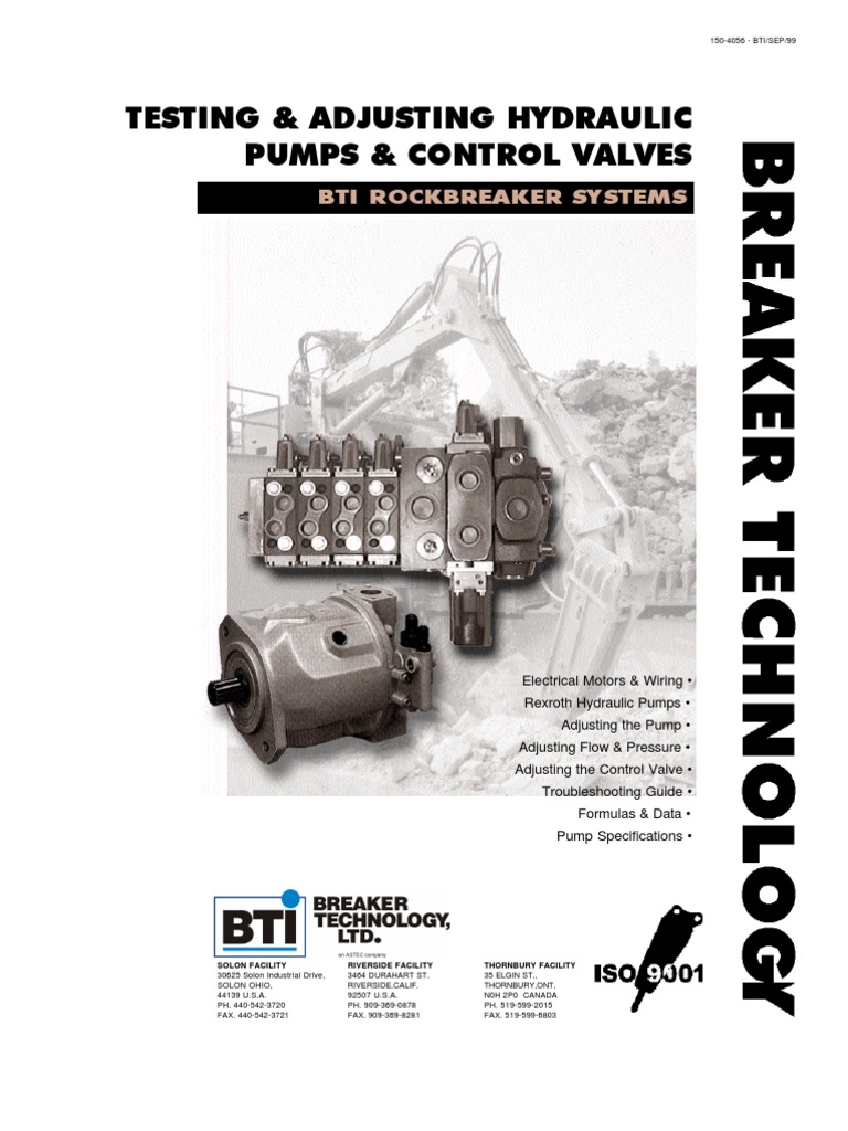 150-4056 - Testing & Adjusting Pumps & Valves | PDF | Pump | Valve