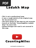 Leh-Ladakh Full Circuit Map 2024 | PDF