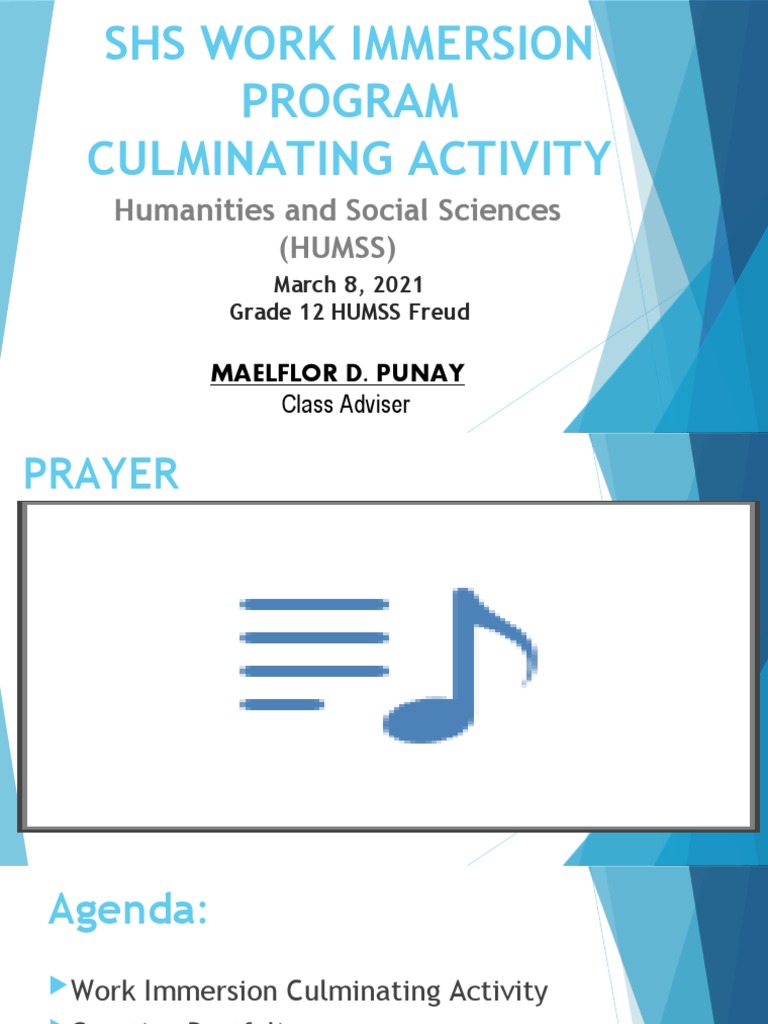 Work Immersion Program | PDF | Social Science | Humanities