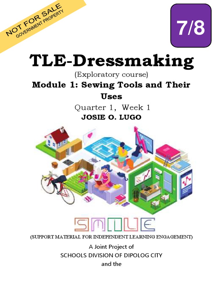 TLE Dressmaking 7 Quarter 1 | PDF | Scissors | Sewing