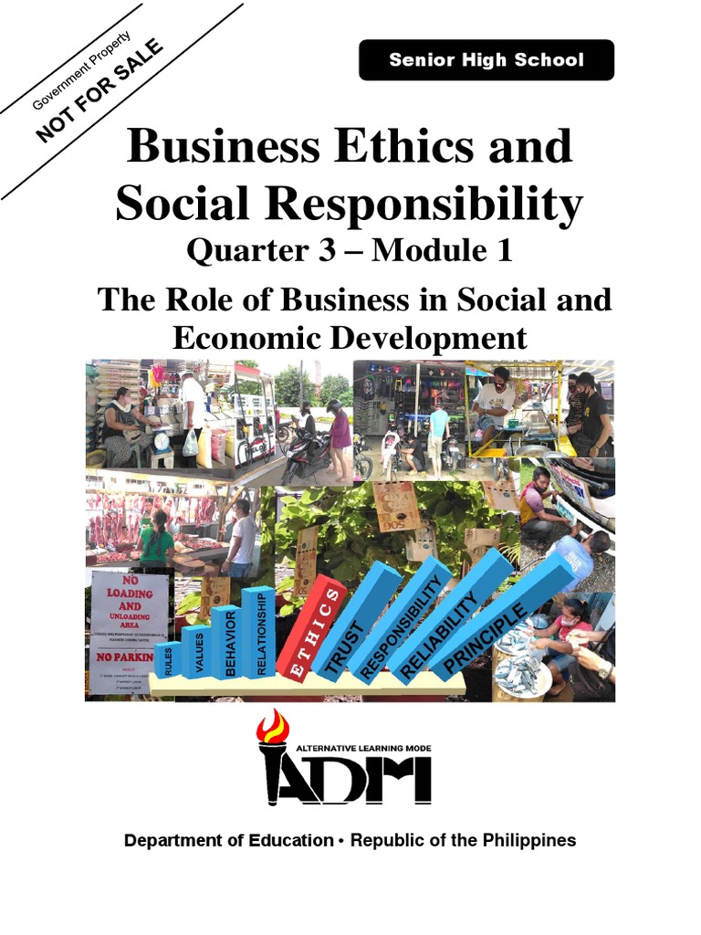 (FINAL) Business - Ethics - Q3 - Mod1 - The - Role - of - Business - in ...