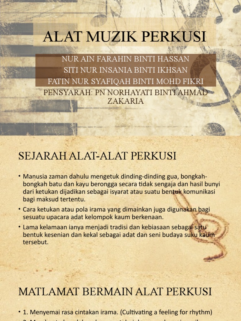 Alat Muzik Perkusi | PDF