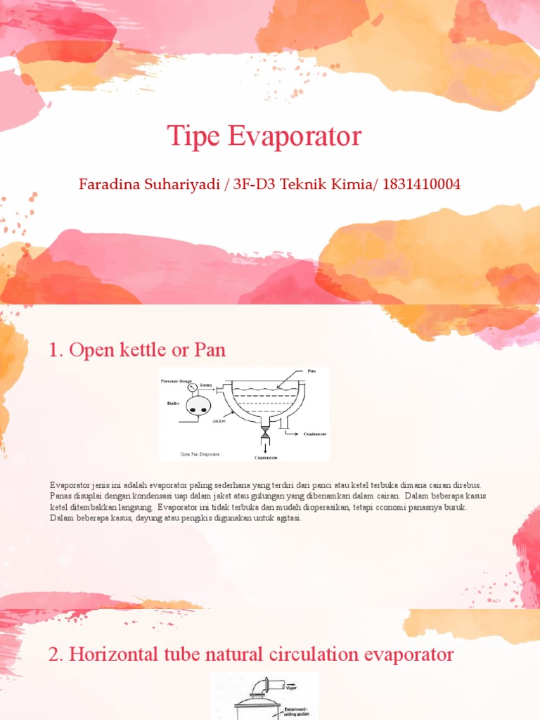 09 - 3FD3 - Faradina Suhariyadi - PPT Tipe Evaporator | PDF | Griya ...