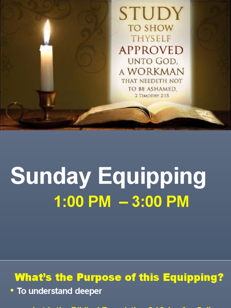 Equipping 101 | PDF | Spiritual Gift | Jesus