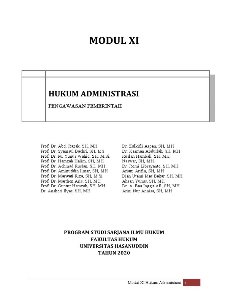 11 MODUL XI HAN Prodi IH | PDF