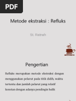 Metode Refluks dalam Ekstraksi | PDF
