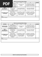 Team Building Activity Rubrics | PDF | Rubric (Academic) | Physical ...