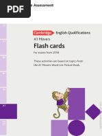 Flashcards - A1 Movers | PDF