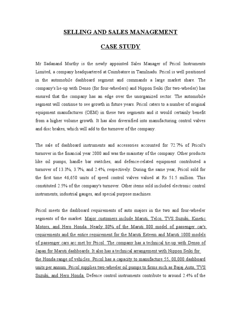 Selling and Sales Management | PDF | Sales | Car